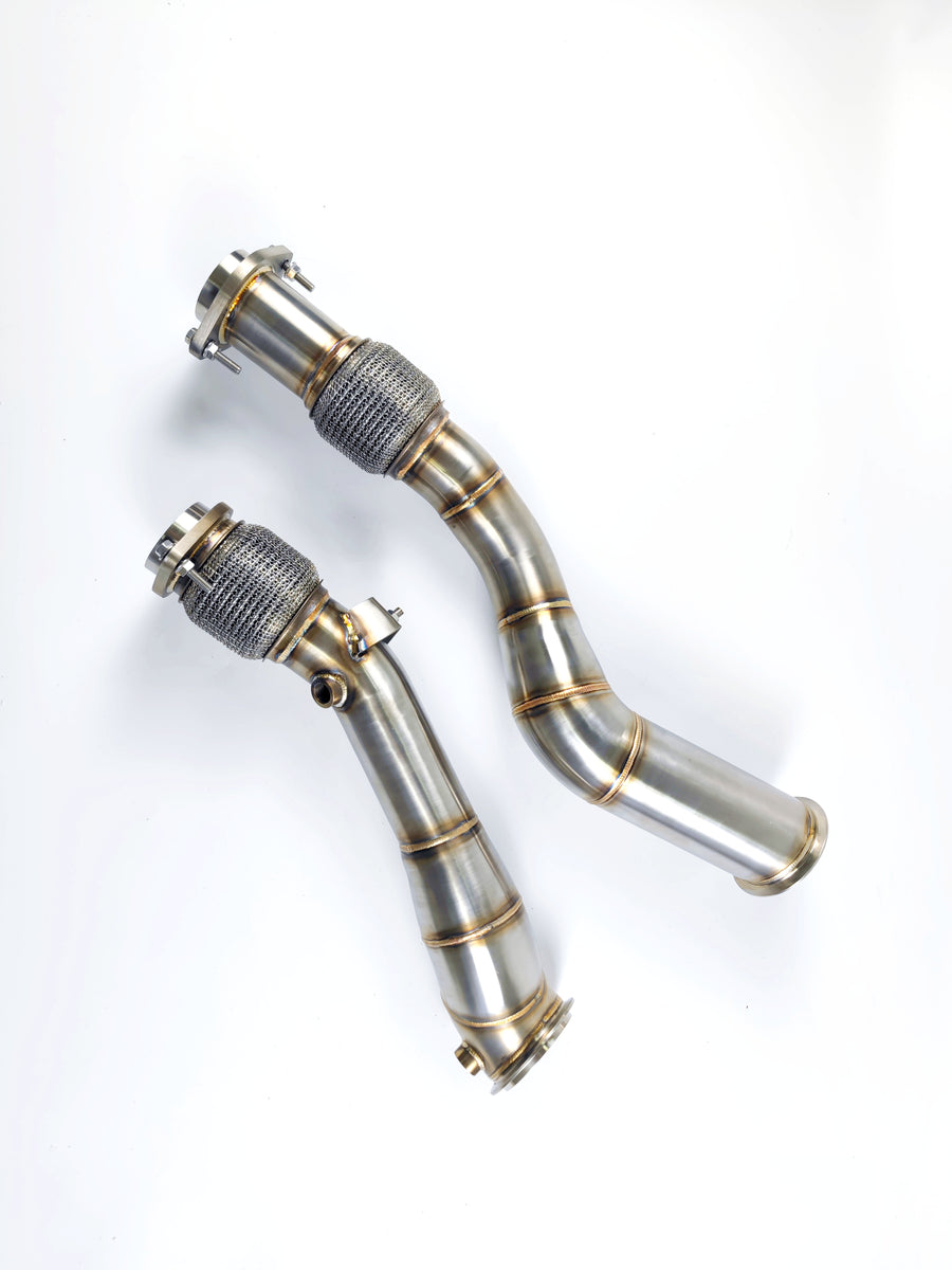 WestRacing S58 Downpipes | 19-25 X3M X4M Free Flow Downpipes ...
