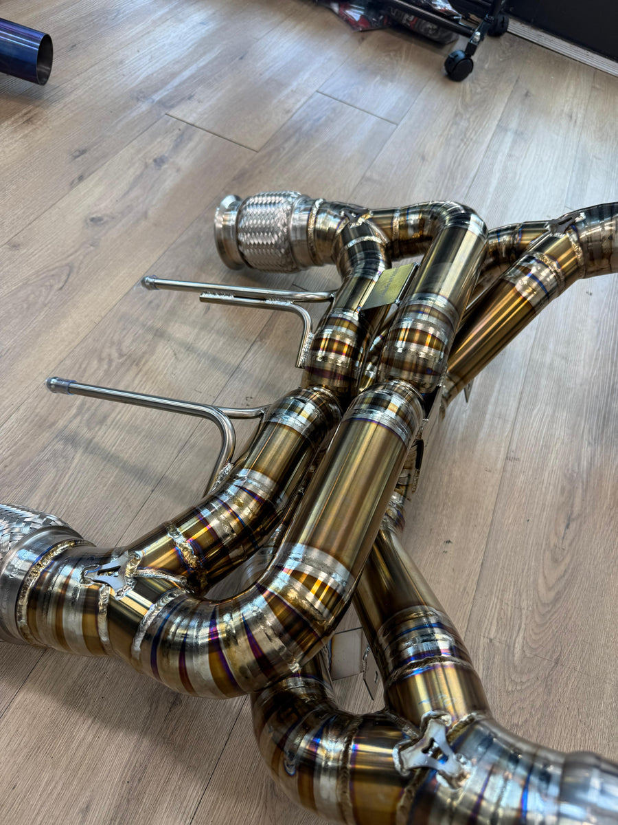 McLaren 720S | West Racing Double X Pipe Titanium Exhaust – ShopWestRacing